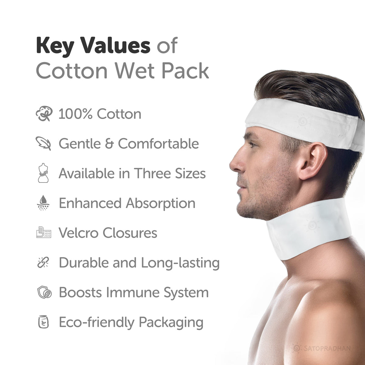 Best Extended Cotton Wet Pack for Detox | Thandi Patti | Cotton Patti