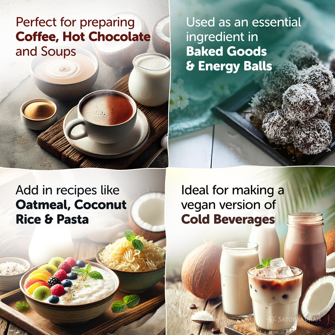 Get Tastiest Vegan Coconut Milk Powder - 200g