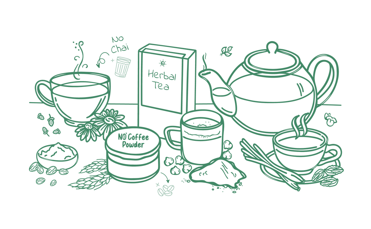 Organic, Chemical-Free Herbal Teas & Coffee Alternatives