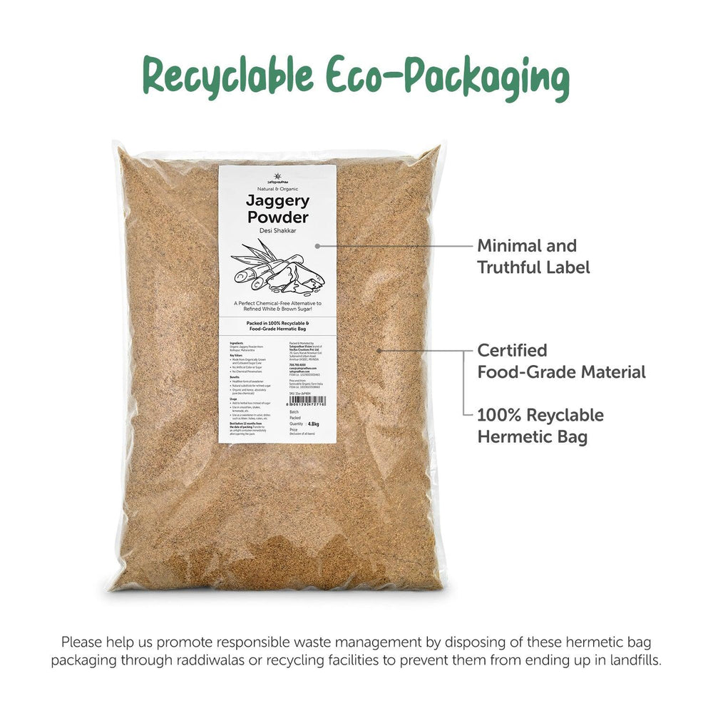Delicious Natural Jaggery Powder - 800g, 4.8kg