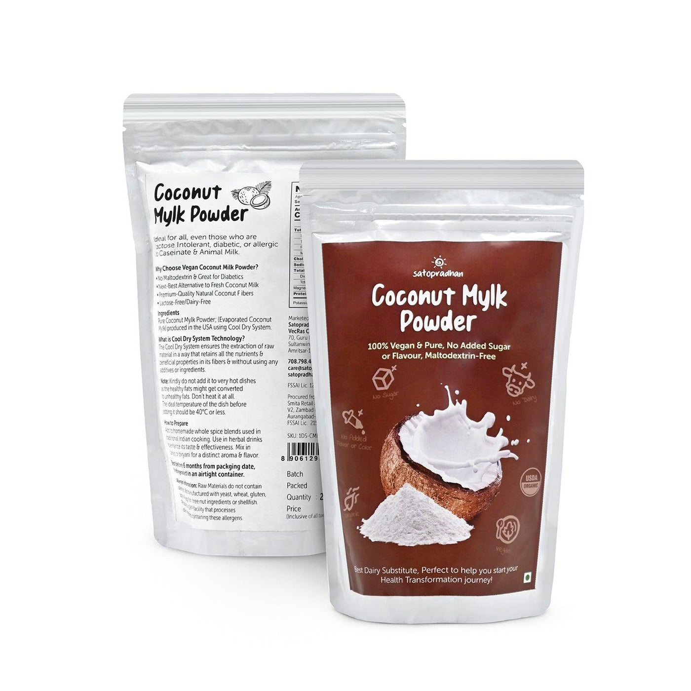Get Tastiest Vegan Coconut Milk Powder - 200g
