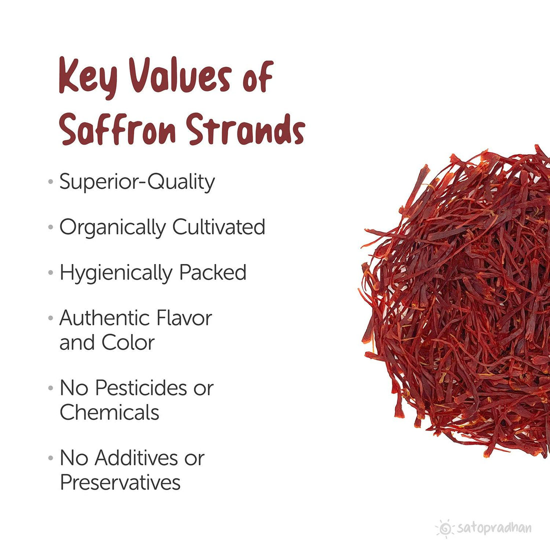 Order Organic Kesar/ Saffron Online India | Satopradhan